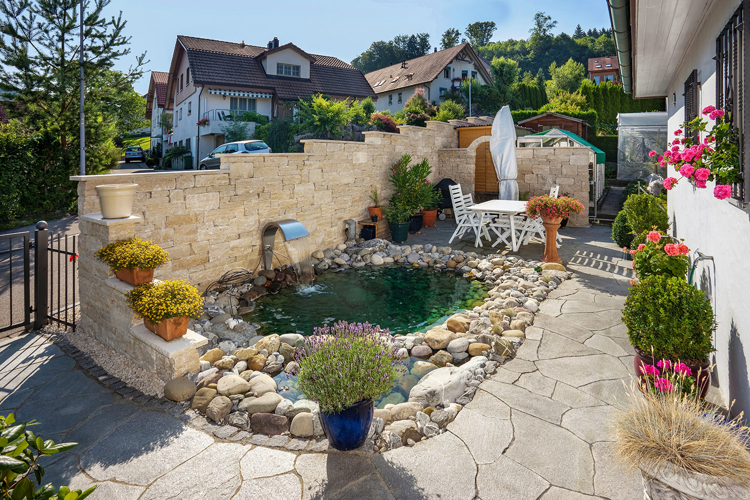 Massiv Mauerwerke | Mauersteine | Dietfurter Kalkstein, Rebmauerwerk ...